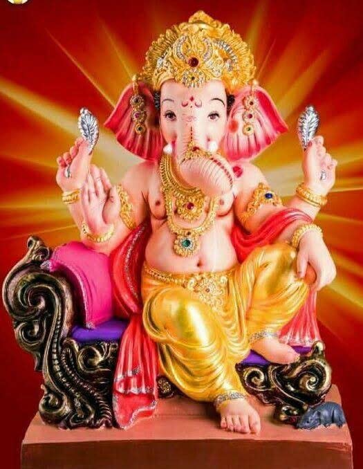 APM Ganpati Wall Sticker/Ganpati Bappa Fully Waterproof Vinyl Sticker ...