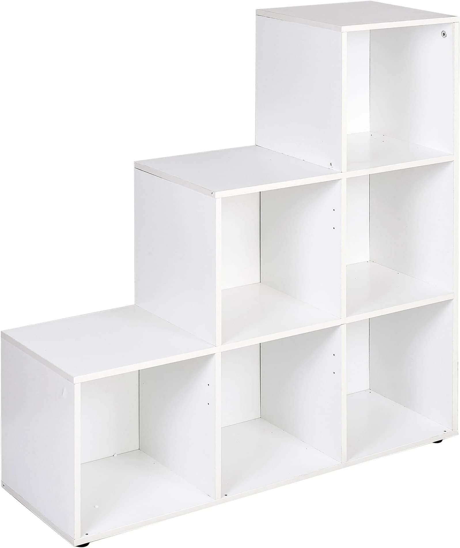Hartleys White 3 Tier Storage Unit - 6 Cubes : Amazon.co.uk: Home & Kitchen