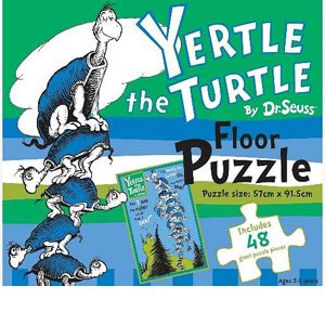 Dr. Seuss Yertle the Turtle Floor Puzzle: Dr. Seuss: 9780681937048 ...