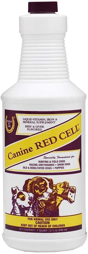 Amazon.com : Canine Dog Red Cell Nutritional Supplement Vitamins 32 fl ...