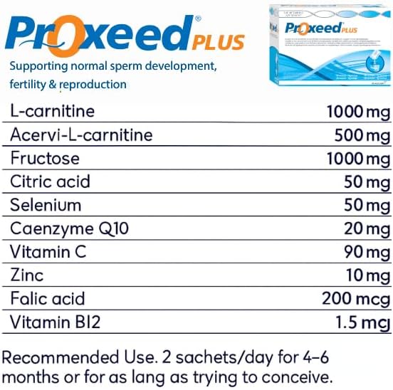 Proxeed Plus Male Fertility Supplement x30 Sachets Kazakhstan | Ubuy