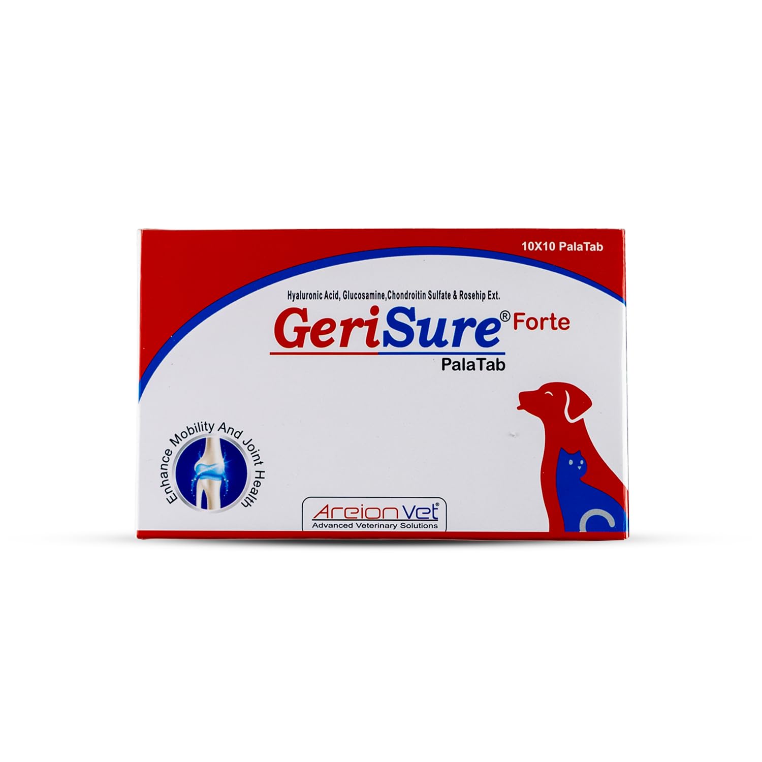 Gerisure Forte Joint Health Pet Supplement (10 X 10 Pala Tab) : Amazon ...