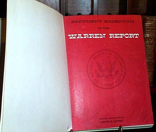 Document Addendum to the Warren Report: David S. Lifton: Amazon.com: Books
