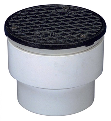 Zurn CO2453-PVC PVC Adjustable Cleanout with Cast Iron Cover, 3" x 4 ...