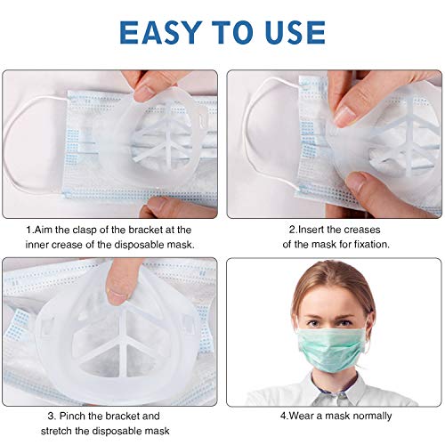 (56% OFF Deal) 3D Face Inner Bracket for Comfortable Breathing, Inner ...