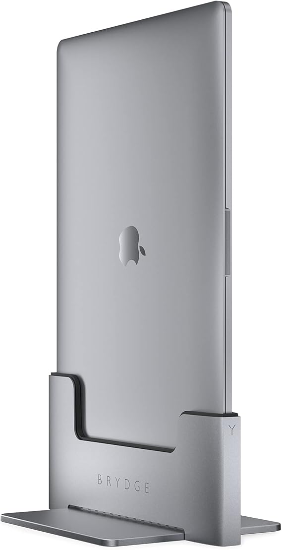 Amazon.com: Brydge Space-Saving Laptop Stand | Vertical Docking Station ...