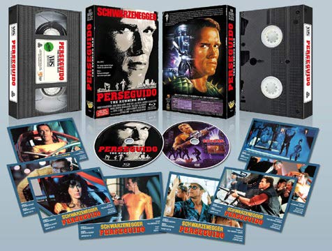 Amazon.com: The Running Man - VHS Vintage Boxset (Blu-Ray & DVD Combo ...