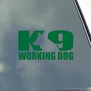 Amazon.com - K9 Working Dog Emblem Vinyl Sticker Decal by KLO Graphics ...
