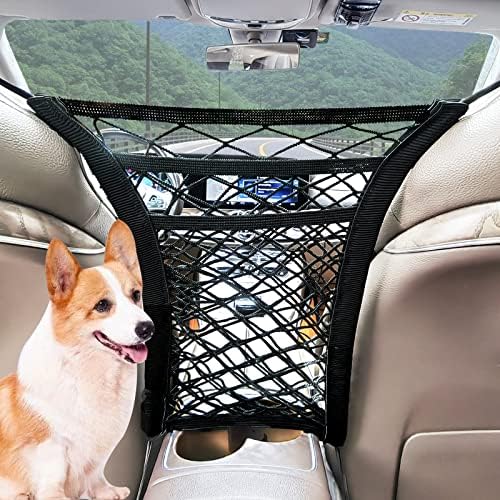 Amazon.com: 3-Layer Car Mesh Organizer, Stretchable Car Mesh Organizer ...
