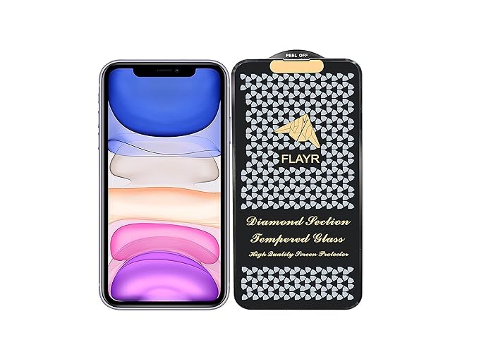 Edge To Edge FLAYR Tempered Glass Screen Guard Protector for iPhone 11 ...