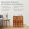 Amazon.com: Set of 4 Mini Cupboards - Pantry Storage Cabinet - Dark ...