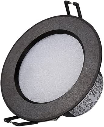 GOOFFY LED 9W COB Recessed Black Ceiling Downlights Modern Round ...
