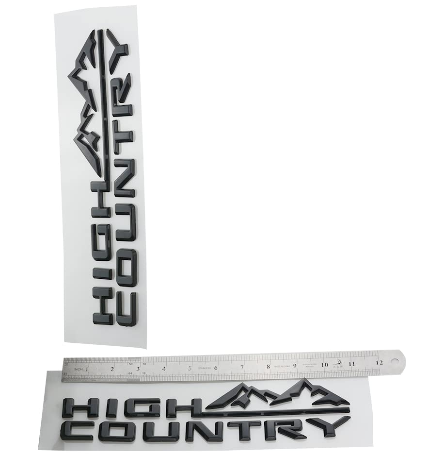 High Country Silverado Accessories 3pcs High Country Fender Tailgate ...