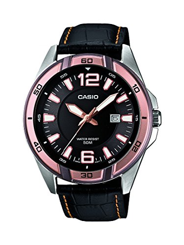 Casio Analog Black Dial Men's Watch - MTP-1357L-1A2VDF : Amazon.in: Fashion