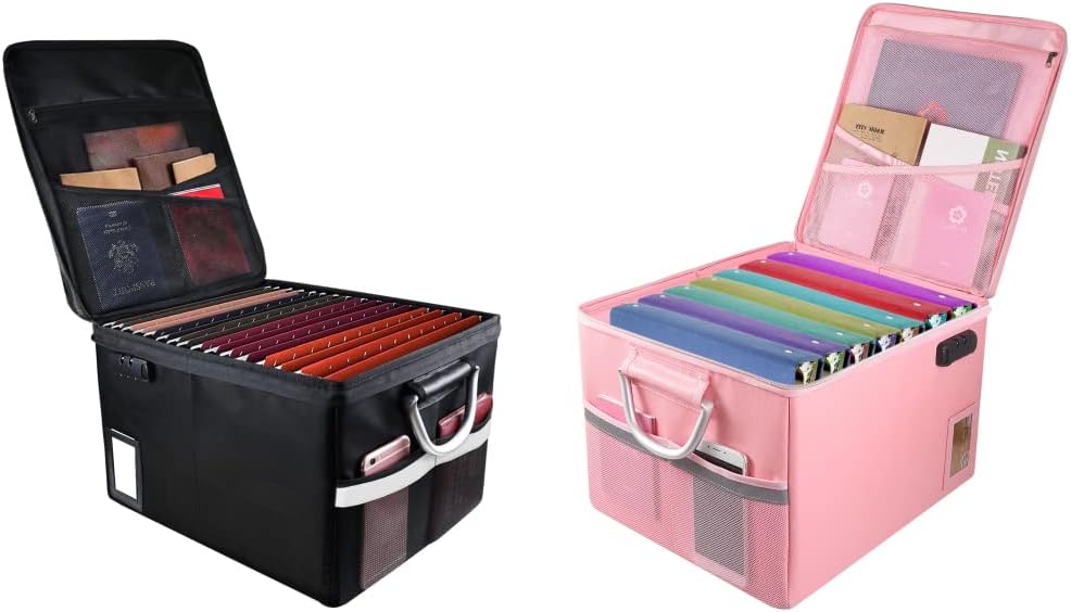 Amazon.com : 2 Pack Fireproof Document Organizer, Fireproof File ...