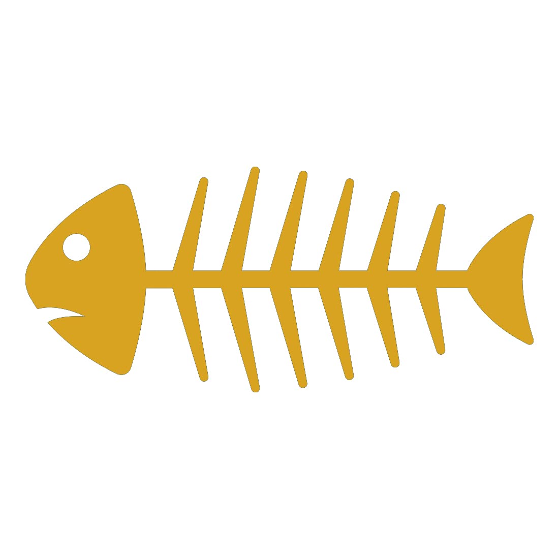 Fishbone Vinyl Decal