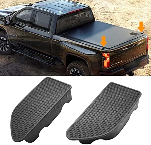 Amazon.com: Bed Rail Stake Pocket Covers for GMC Chevy Silverado Sierra ...