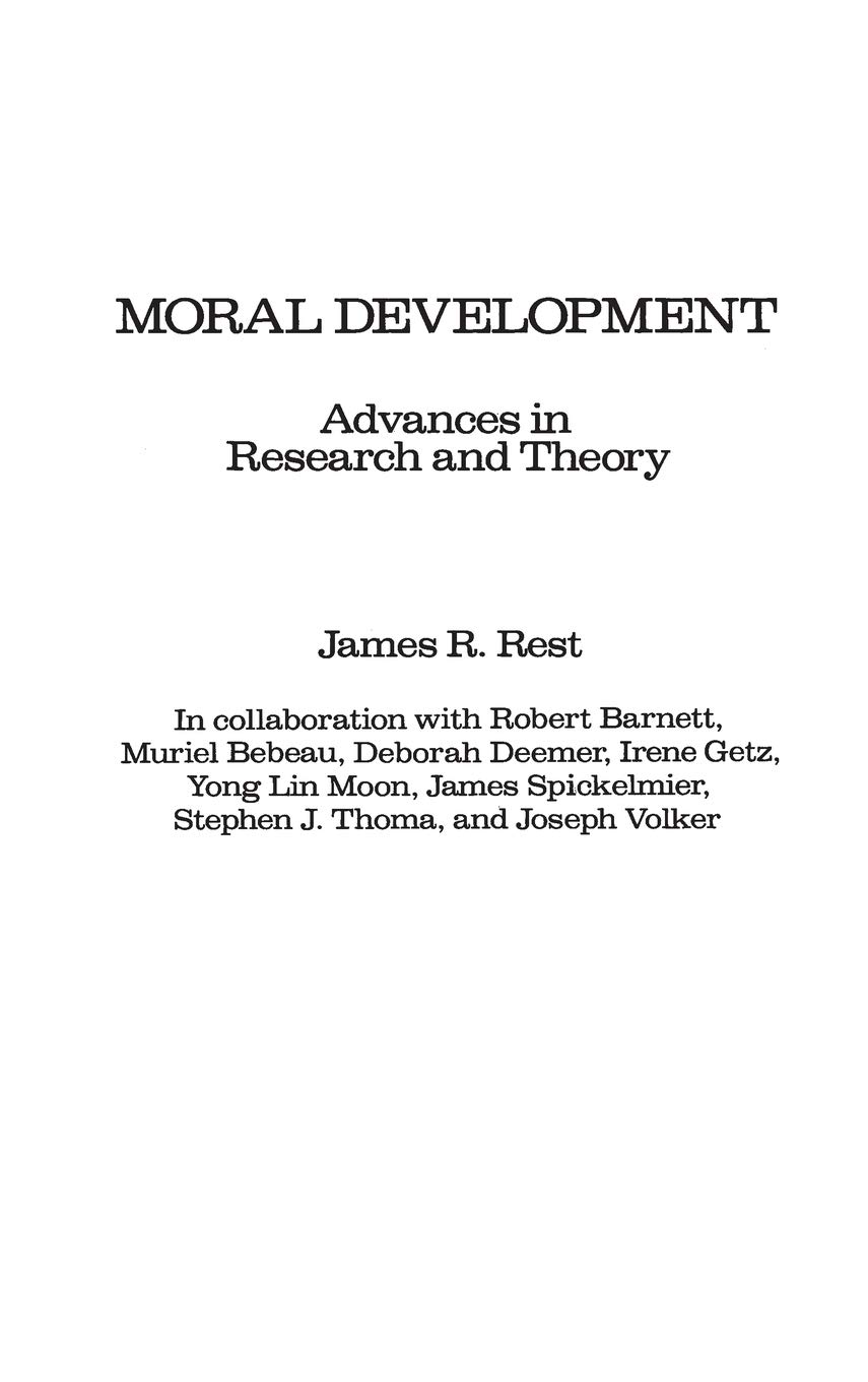 Amazon.com: Moral Development: Advances in Research and Theory ...