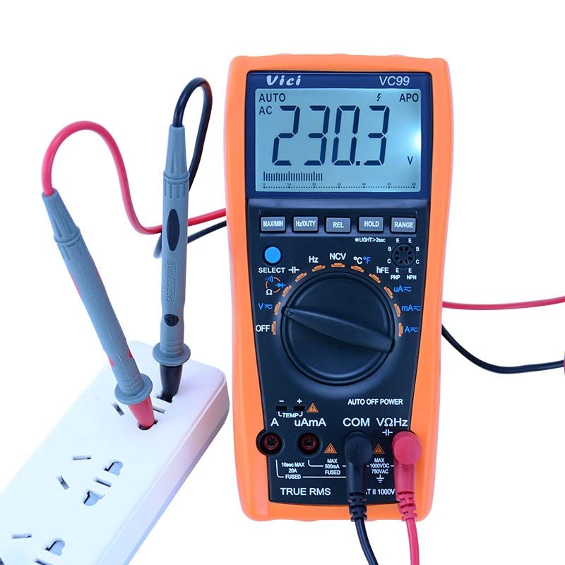 Digital Multimeter, Auto-Ranging Multimeter, Voltage Tester Voltmeter ...