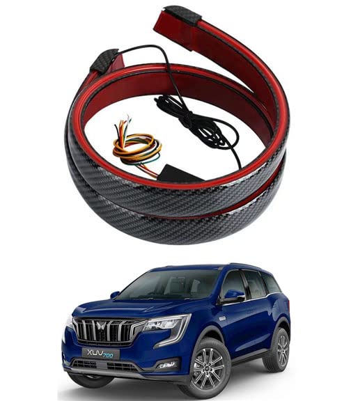 MATIES 12V Car Rear Roof Lip Spoiler Flexible Strip for XUV-700 ...
