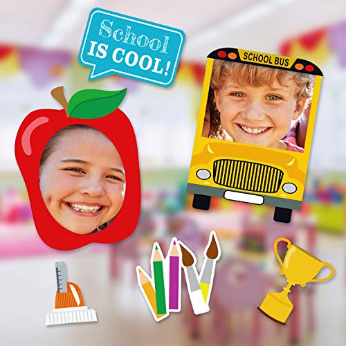 Snapklik.com : Back To School Photo Booth Props, 15-Pieces First Day Of ...