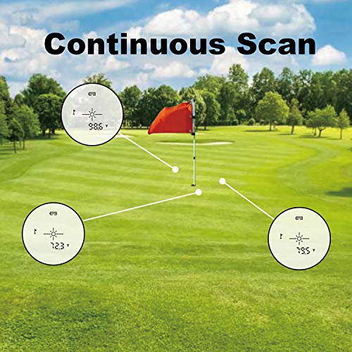 VYtoov Golf Rangefinder with Slope, Rechargeable Laser Range Finder ...