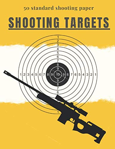 50 standard shooting targets: standard target sheets for shooting, 50 ...