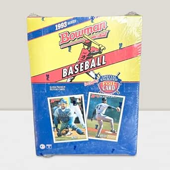 Amazon.com: 1993 Bowman Baseball Hobby Box - 24 packs - Jeter RC ...
