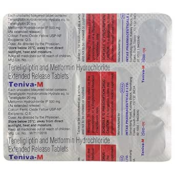 Teniva M - Strip of 10 Tablets : Amazon.in: Health & Personal Care