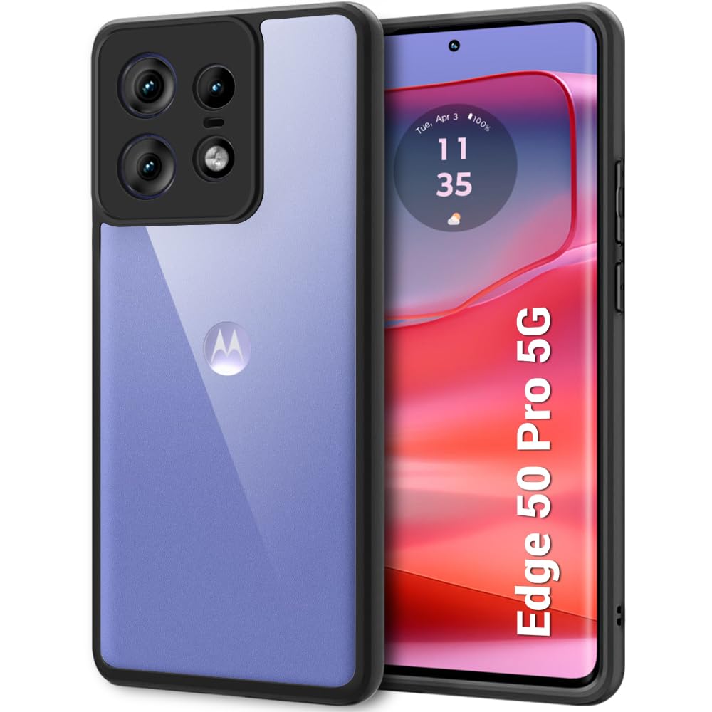 TheGiftKart Ultra-Hybrid Sleek Armor Back Cover Case for Motorola Moto ...