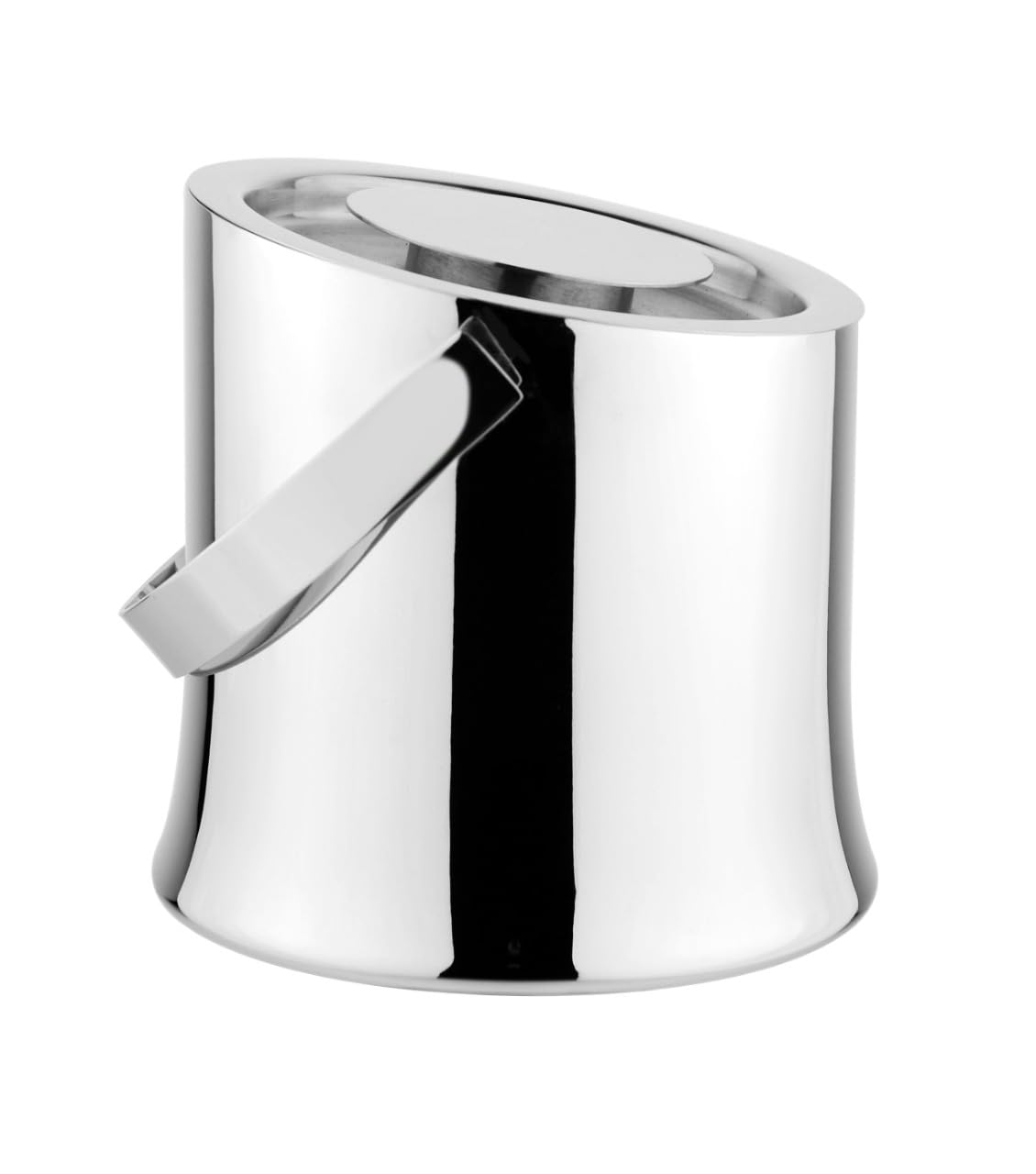 Stainless Steel Double Wall Taper Ice Bucket, 15 cm 1500ml : Amazon.in ...