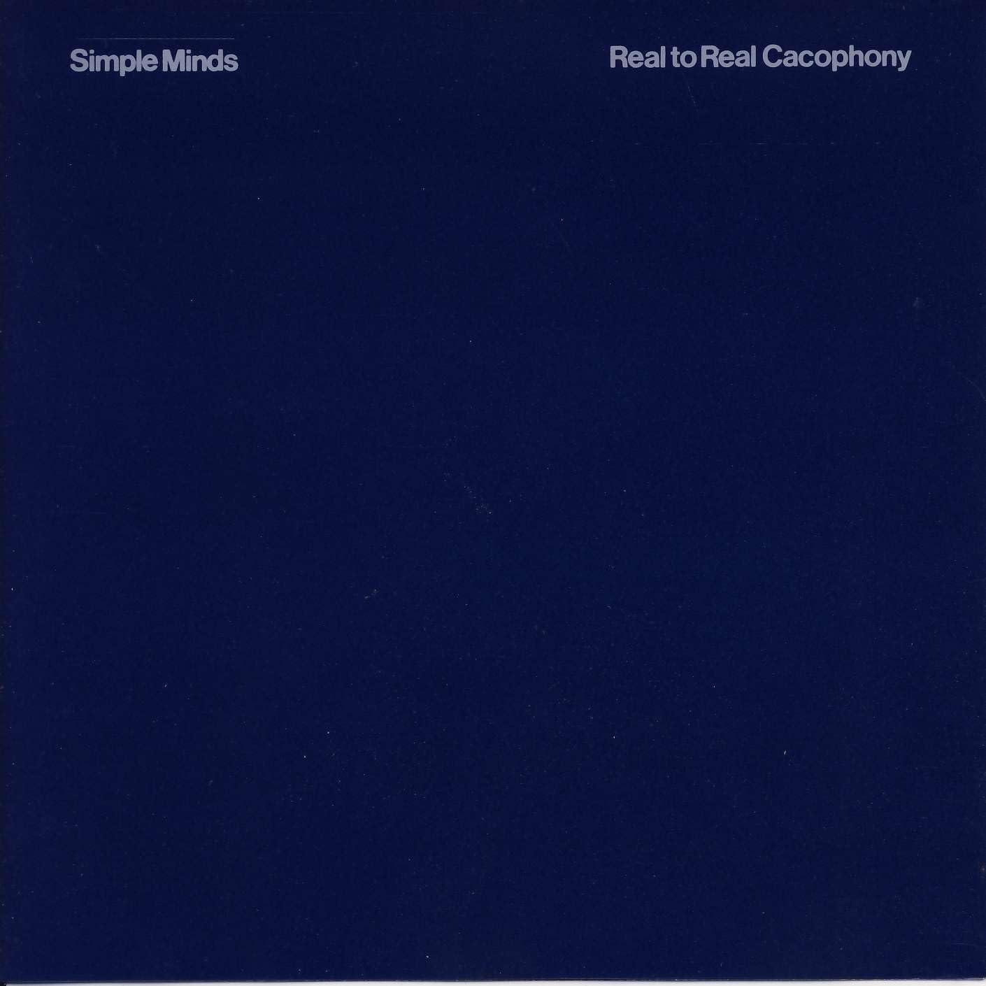 Simple Minds - Real to real cacophony - Amazon.com Music