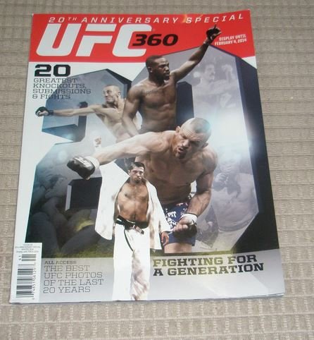 UFC 360 Magazine 20th Anniversary Special 20 Greatest Knockouts Best ...