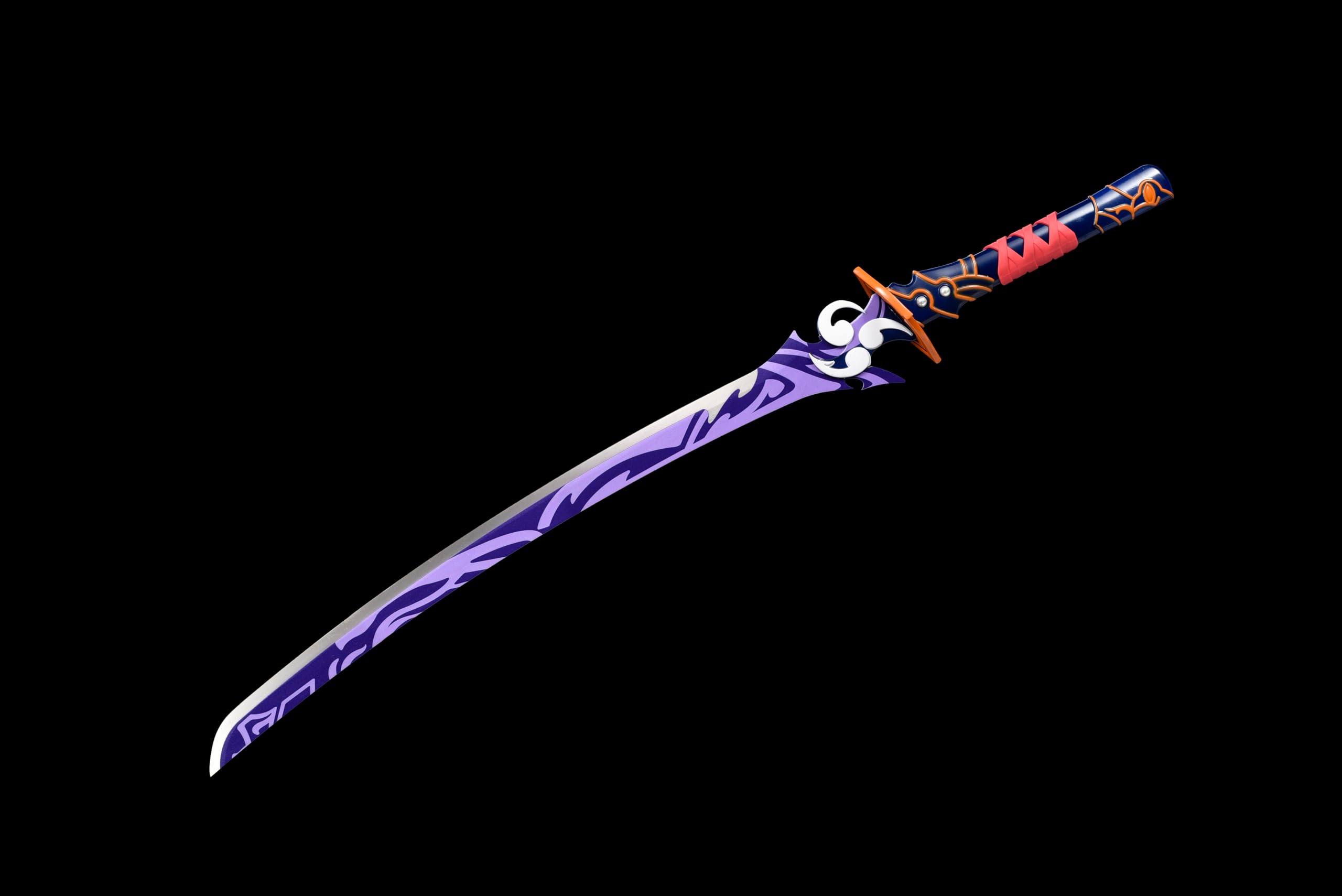 Amazon.com: Fantasy Game Style Genshin Metal Sword Cosplay Anime Sword ...