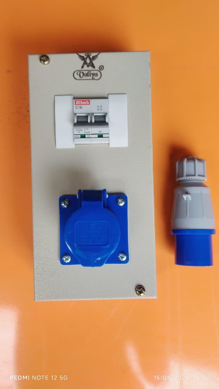 Buy Industrial Plug & Socket Panel 16 A Single Phase -1 Nos 16 A Two ...