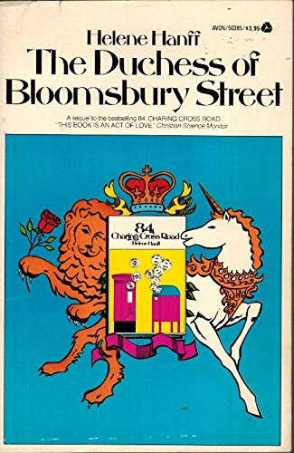 The Duchess of Bloomsbury Street: Helene Hanff: 9780380503858: Amazon ...