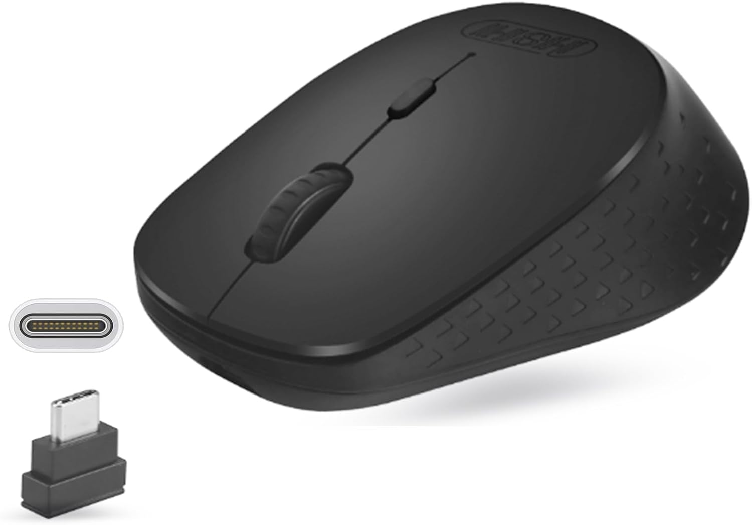 Amazon.com: HXMJ USB C Wireless Mouse Ergonomic,2.4 GHz Nano USB-C ...