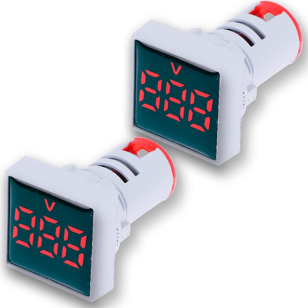 Vendoz Voltage Meter LED Display Gauge Digital Volt Indicator Combo ...