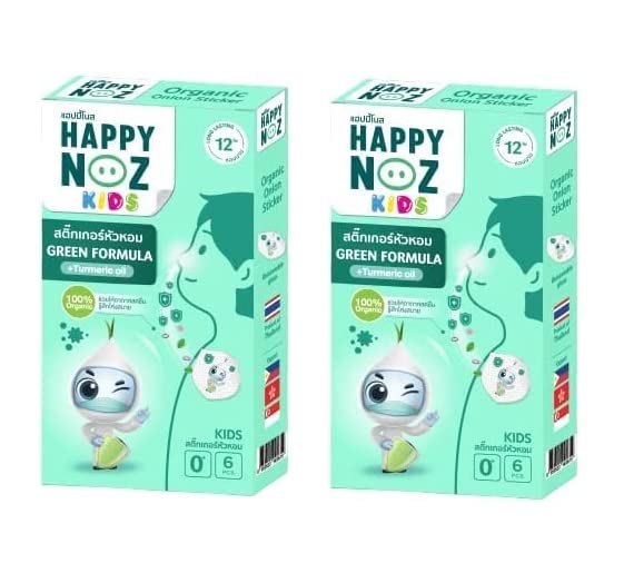 Amazon.com: (Pack of 2 Boxes) Happy Noz Organic Onion Sticker 12 Hour ...