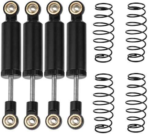 Amazon.com: RCLions 4pcs RC Shock Absorber Damper 80mm Internal Spring ...