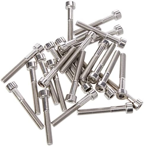 AHCA2 Stainless Steel Socket Cap Allen Key Head Bolt/Screws M4 4mm x ...