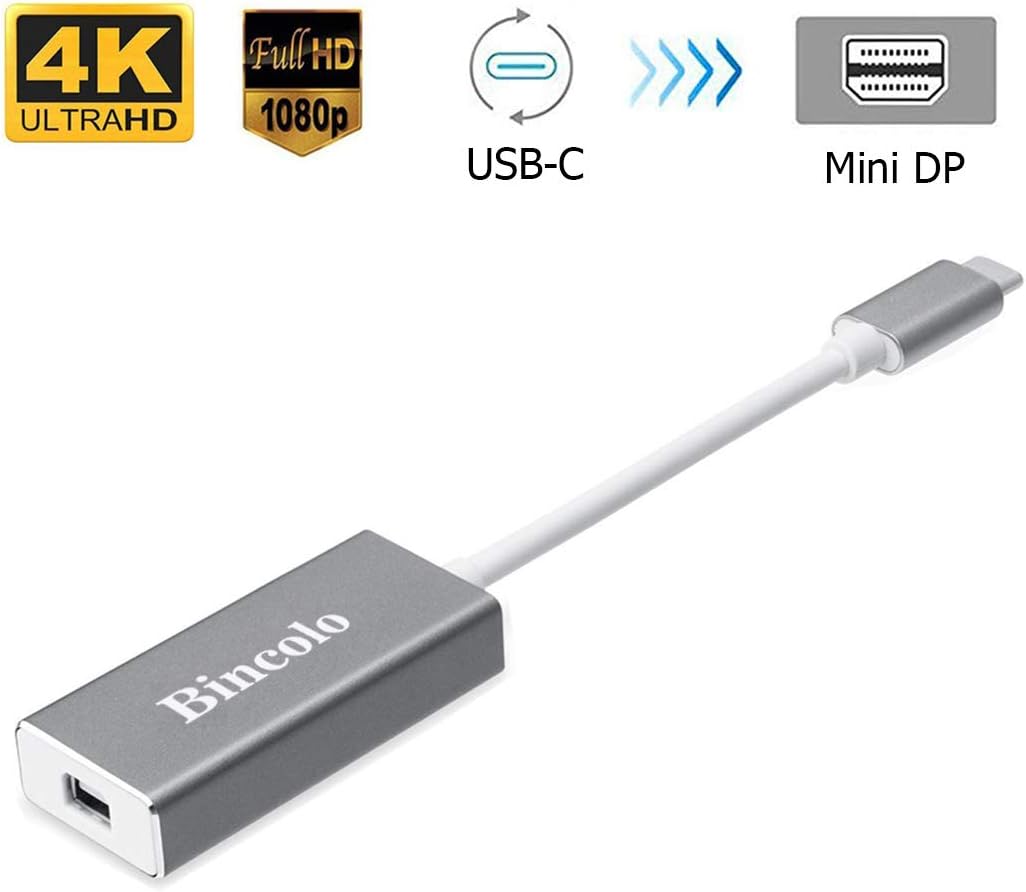 Amazon.com: Bincolo USB C to Mini DisplayPort Adapter, USB-C Type-C ...