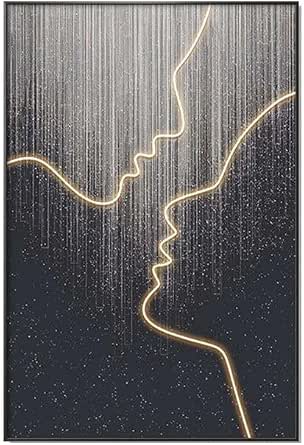 Modern Abstract Art led Wall Light for Home Decor 2 Faces - Amazon.com