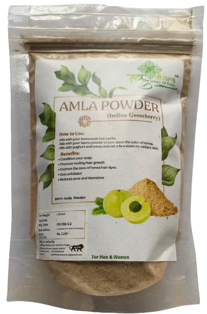 Swadhara Pure Amla Powder For Hair Growth Organic 100% Natural & No ...