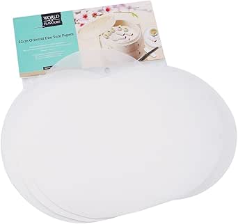 Amazon.co.jp: NOBONU Steamer Kitchen Food Chinese Silo Paper, Dim Sum ...