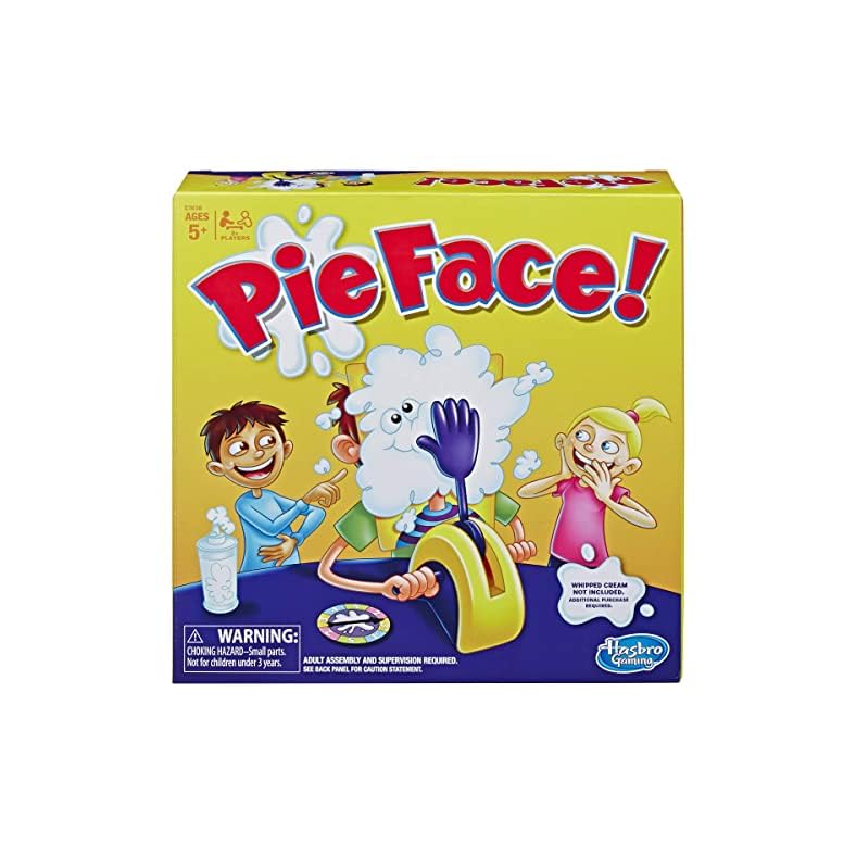 Hasbro Gaming Pie Face Game | Whipped Cream Family Board Game for Kids ...
