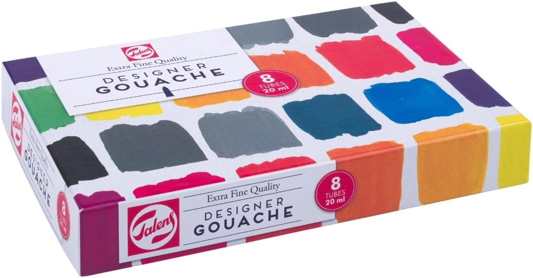 Amazon.com: Royal Talens Gouache - Mixing Set of 8, 20 ml tubes : Arts ...