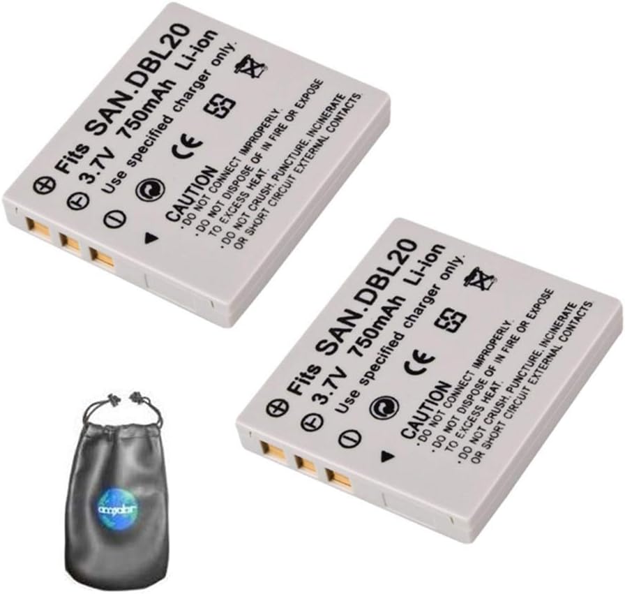 Amsahr Digital Replacement Camera and Camcorder Battery for Sanyo DB ...