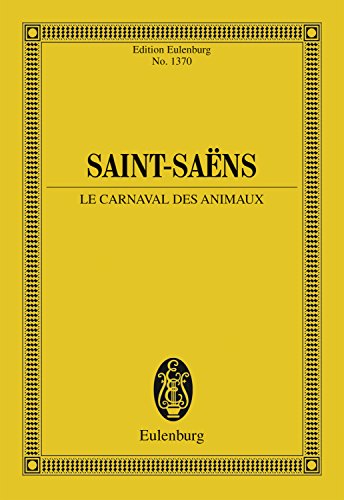 Amazon.co.jp: The Carnival of Animals: Zoologic fantasy (Eulenburg ...