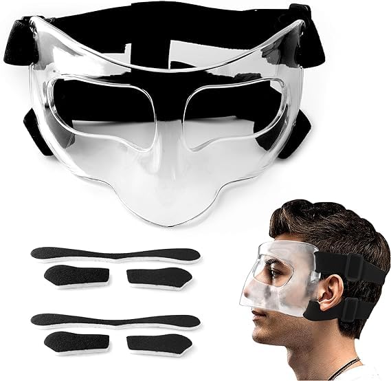 Careta Protectora Facial Transpirable Nariz y Cara, Protector Facial ...